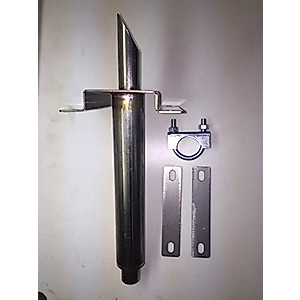 GenExhaust Universal generator exhaust system double layer wall attachment for 1" ID steel flex tubing