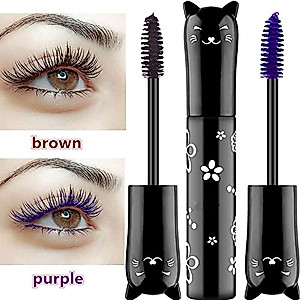 LGSZGDCN White Lashes volume mascara Extensions Makeup Lash Waterproof Fast Dry Eyelashes Curling Lengthening Primer Eye Lashes Party Stage Use