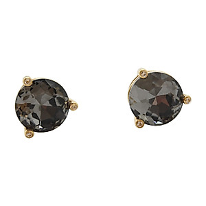 Kate Spade New York Rise and Shine Stud Earrings Black/Diamond