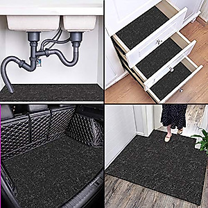 Under The Sink Mat (36" x 30") Premium Shelf Liner, Cabinet Mat – Absorbent/Waterproof – Protects Cabinets,Kitchen Tray Drip,Cabinet Liner (30"*36")