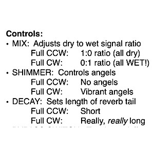 GOKKO GK-46 Reverb Pedals Divine Shimmering Reverberator
