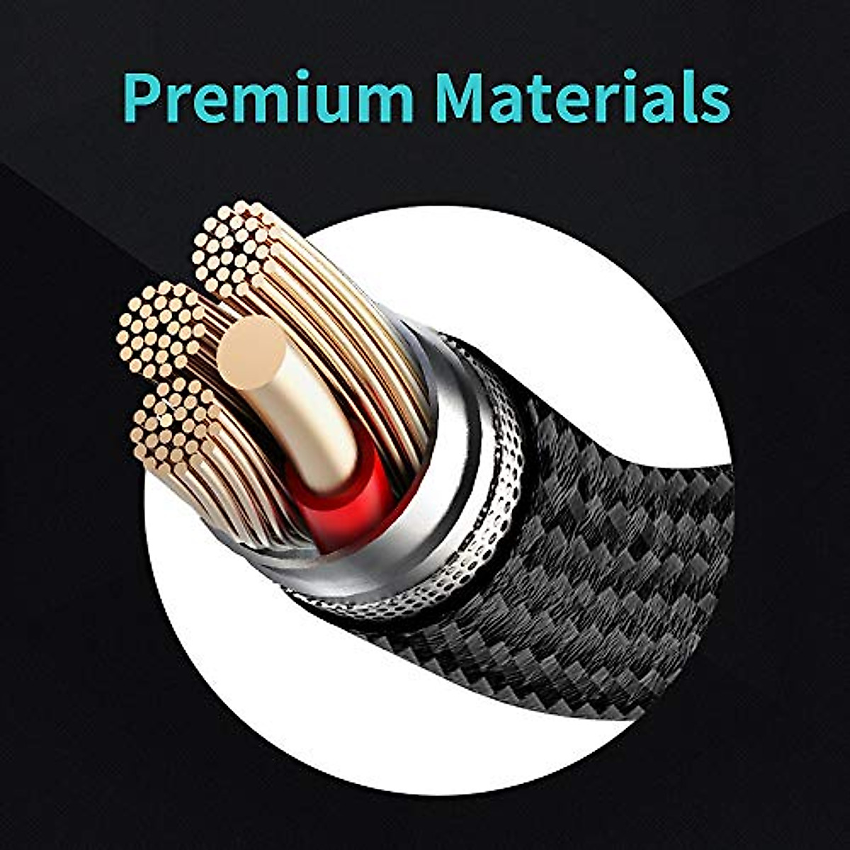 ROMOSS Multi USB Charging Cable - 5FT Nylon Braided 2 in 1 Fast Charger Micro USB Cable Compatible for iPhone, iPad, Airpods Earphone, Galaxy S7 J7 Note 5, Fire Tablets and PS4