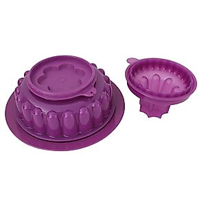 NewTupperware SMALL Jel Ring Jello Desserts Mold 500ml / 2 cups in Purple