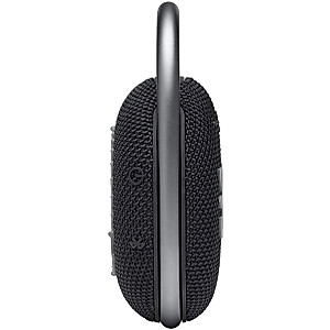 JBL Clip 4 Portable Bluetooth Wireless Speaker Bundle with divvi! Protective Hardshell Case - Black