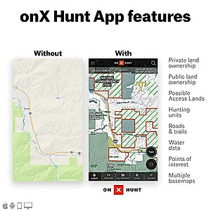 onX Elite: Nationwide Digital Map Membership for Phone, Tablet, and Computer - Color Coded Land Ownership - 24k Topo - Hunting Specific Data - Updates Hunt Chip
