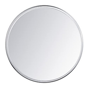 Restaurantware Met Lux 18 Inch Commercial Pizza Pan 1 Coupe Style Pizza Cooking Tray - Heavy-Duty 18-Gauge Aluminum Round Baking Tray Oven-Baking For Pizzas & More