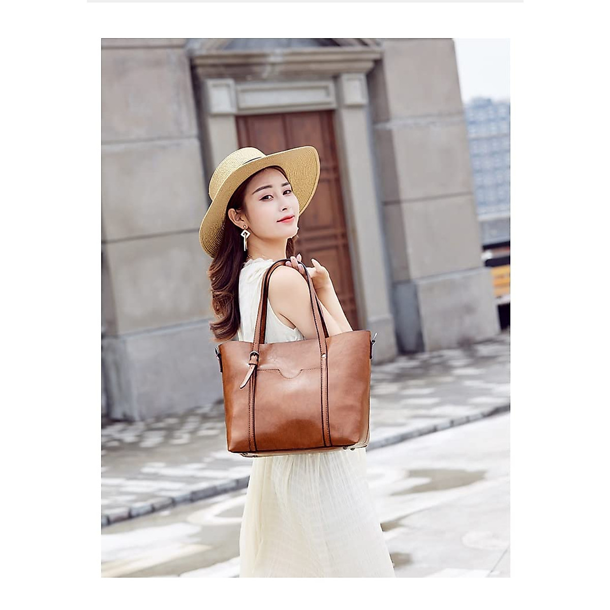 ZOSIVEB Hobo Purses Handbags for Woman Crossbody Large Handbag for Ladies Shoulder Vegan Fashion Leather Tote Bag (Pink)