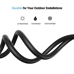 celertec CAT6 Outdoor Cable, 500ft, 23AWG Solid Bare Copper, Unshielded Twisted Pair (UTP), UV Resistant, Weatherproof, CMX, ETL Listed, 550MHz, Bulk Ethernet Cable, Wooden Spool- Black