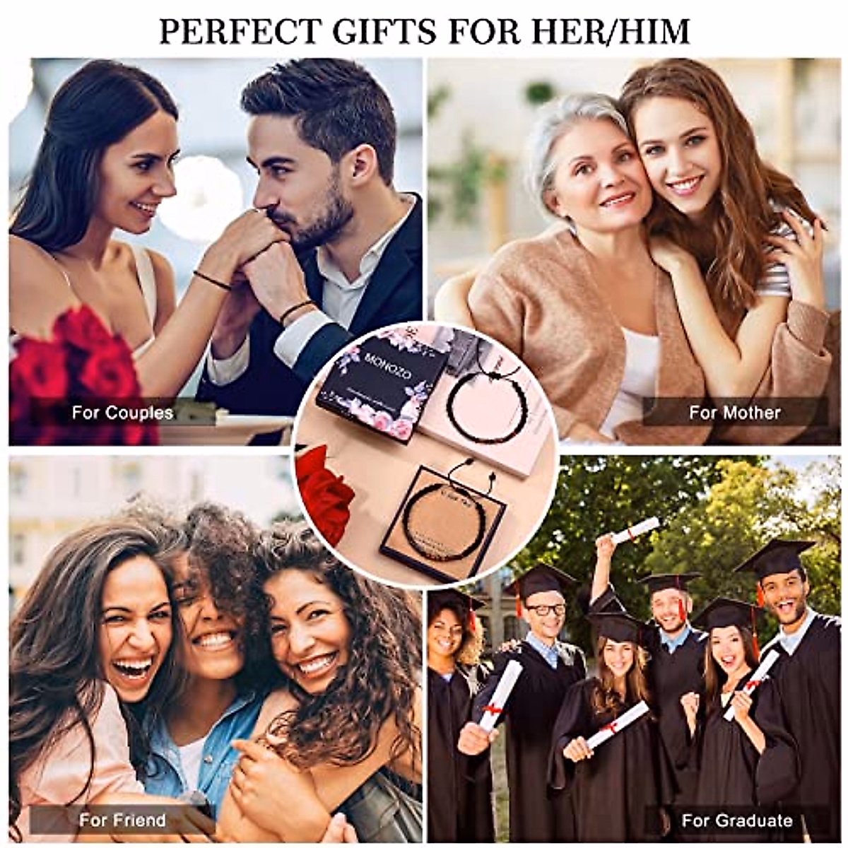 Believe Bracelets Morse Code Bracelets Gifts, Tiger Eye Beads Lava Rock Bracelets Morse Code Bracelets for Women Best Friend Friendship Gifts Inspirational Funny Birthday Gifts for Women Teen Girls