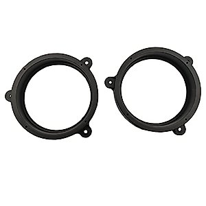 DKMUS Rear Door Speaker 6.5 Inch Mount Adapter Plates for Subaru Forester Impreza Legacy Stand Ring Spacer Kit