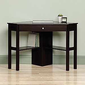 Sauder Beginnings Corner Computer Desk, Cinnamon Cherry finish