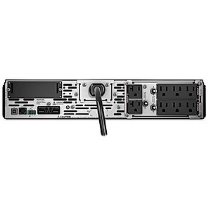 APC Network UPS, 2200VA Smart-UPS Sine Wave UPS with Extended Run Option, SMX2200RMLV2U, 2U Rackmount/Tower Convertible, Line-Interactive, 120V, Black