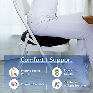 HOMCA Donut Pillow hemmoroid seat Cushion for Office Chair,Sciatica Pain Relief Pillow ​for Sitting,Premium Memory Foam Wheelchair Cushions for Pressure Relief,Tailbone Pain Car Seat Cushions