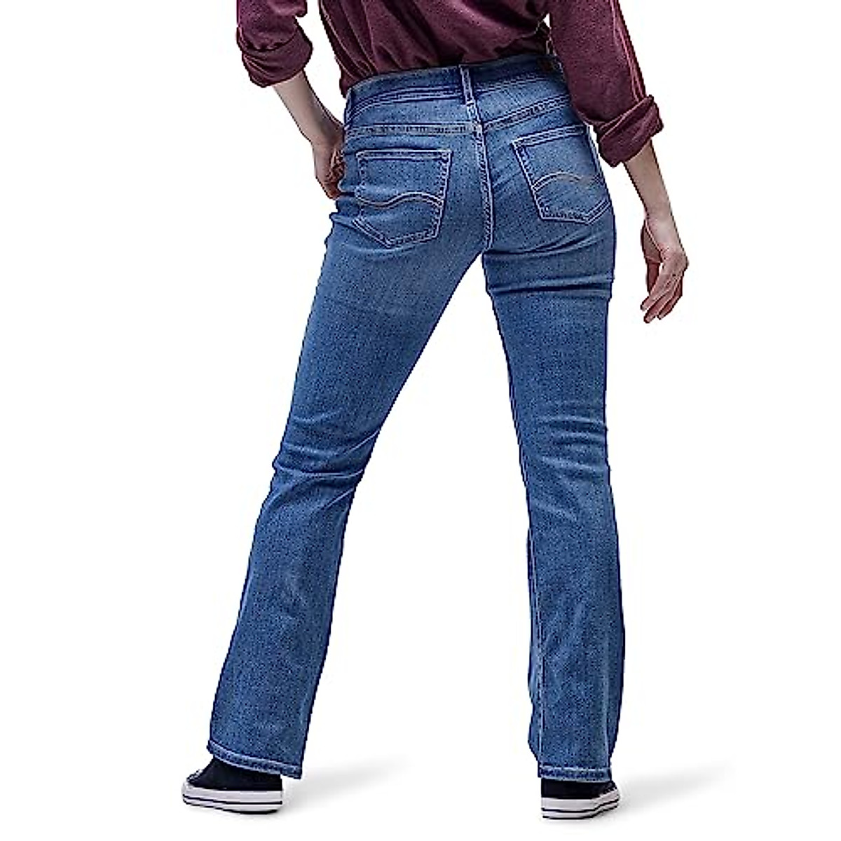Lee Women's Ultra Lux Comfort with Flex Motion Bootcut Jean Majestic 16 Medium