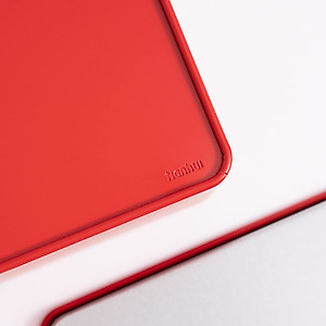 Tianhui Square Tin Canister/Container for Keeping Car,Tea,Coffee,Cookies, Food,Flour,Baked Goods Storage (Red)