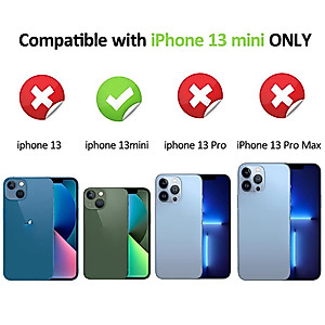 Black Sim Card Tray Compatible with iPhone 13 Mini Sim Card Tray Holder Slot Replacement (Midnight)