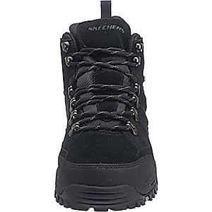 Skechers Men's Relment Pelmo Hiking Boot, Black, 11