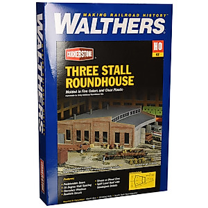 Walthers Cornerstone HO Scale Model Roundhouse, 8