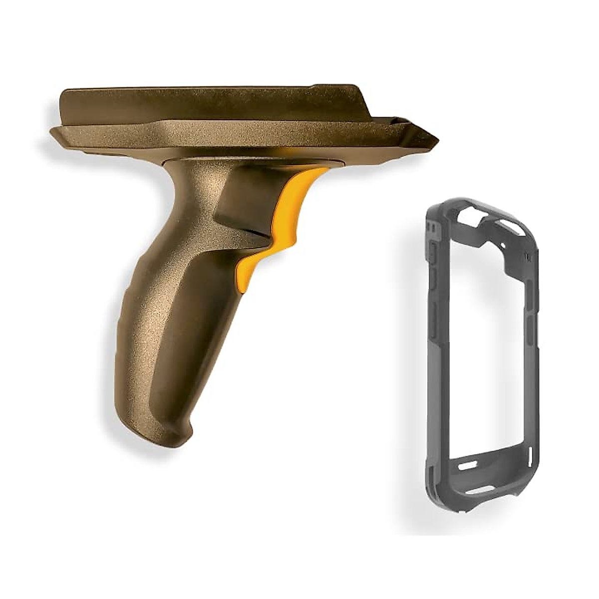 Trigger Handle and Rugged Boot Compatible with Zebra TC51, TC52, TC56, TC57 Android Barcode Scanners | Alternative to TRG-TC51-SNP1-01 and SG-TC5X-EXONHS-01 (Renewed)