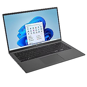 LG gram 15” Lightweight Laptop powered by Intel® Core™ i5, Windows 11 Home, 16GB RAM, 512GB SSD, Gray