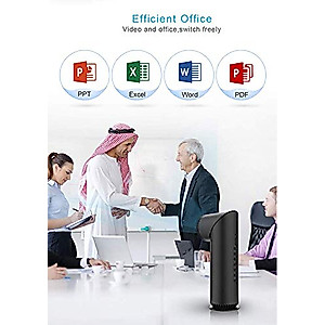 DROOS Mini Projector Portable,1080p Support, Hd Home Theater Projector, Projection Size 200, 6000 Mah Battery, Hdmi, USB, Sd, (projectors)