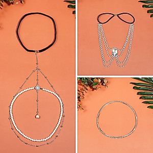 Sanfenly 8PCS Leg Chains Thigh Chain Jewelry for Women Gold Snake Crystal Boho Thigh Chain Layered Beach Body Chains Thigh Jewelry for Summer Holiday Rave Party