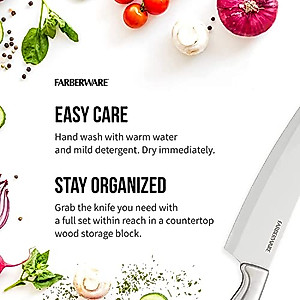 Farberware Edgekeeper Stainless Steel Cutlery Set, 5-Piece