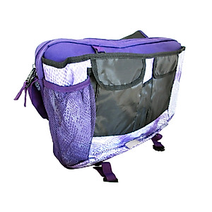 High Sierra Tank Messenger Bag, Snake Dye/Deep Purple