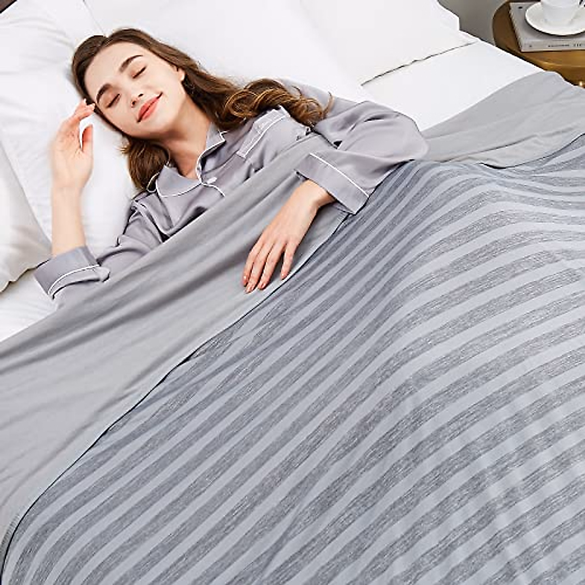 Guohaoi Cooling Blanket (90"x90"Queen Size) for Hot Sleepers and Night Sweats,100% Oeko-Tex Certified,Arc-Chill Q-Max >0.5 Cool Fiber,Ultra Cold Breathable,Comfortable,All-Season.