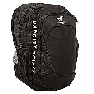 Varsity Spirit Cheer Backpack for Cheerleaders and Athletes - Durable, Spacious with Extra Pockets for Uniforms, Dance Gear & Gym Essentials - Versatile Cheerleading Bag for Practice & Travel - Black