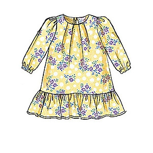 McCall's Patterns M7308 Toddlers' Tent Dresses, CCB