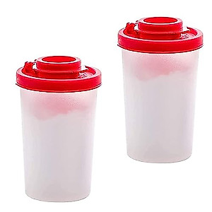 Container 2pcs Shaker Plastic Container Mini Containers Mini Plastic Containers Bottle Jalepeño Condiment Outdoor Seasoning Jars Portable Shaker Outdoor