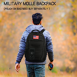 outdoor plus Camo Backpack for Boys,Military Teen Backpack with USB Port, Army Bookbag for School Tactical