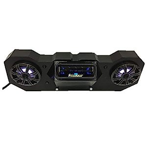SD 4BBT2RGB -Polaris RZR Stereo System BT UTV Side by Side (2-6.5" Marine Speakers)