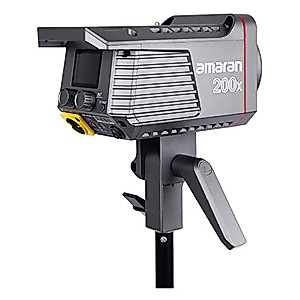 Amaran 200X COB Led Video Light Bi Color 2700K-6500K,250W,51600Lux @1M,CRI≥95,TLCI≥95,App Control,9 Pre-Programmed Lighting Effects,Ultra Silent Fan