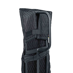 Mytee Products Padded Hand Truck Cover - Square Top, Moving Supplies, Black Moving Pad - Woven Cotton/Poly - 50" x 16"