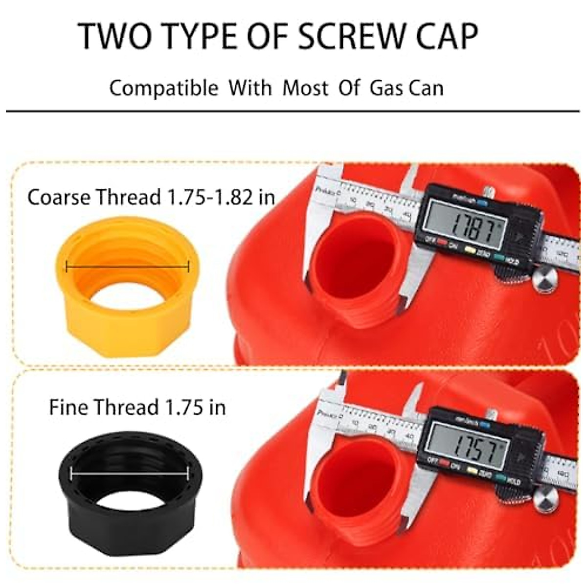 Gas Can Spout Replacement Universal Kit Leakproof Angle Nozzles Gasket Filter Screen Vent Cap Drill Bit for Old Style Gas Can Compatible with Midwest Blitz Gott Rubbermaind Essence Scepter (4black)