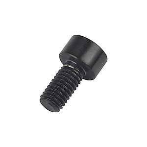 Wanyifa Titanium Ti M5 x 10 12 15 18 20 25 30 35 40 45 50 55 60mm Bicycle Allen Hex Socket Head Screw Pack of 4 (M5x10mm, Black)
