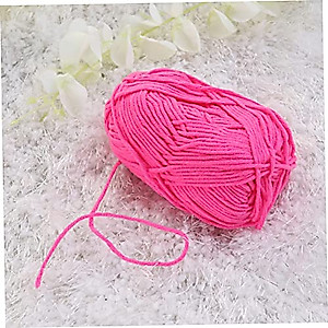 Thick Yarn for Knitting Soft Yarn for Crocheting Knitting Yarn Chunky Yarn Cotton Yarn Cotton Yarn for Crochet Knitting Accessories Roving Textured Yarn Sweater Cotton Ball