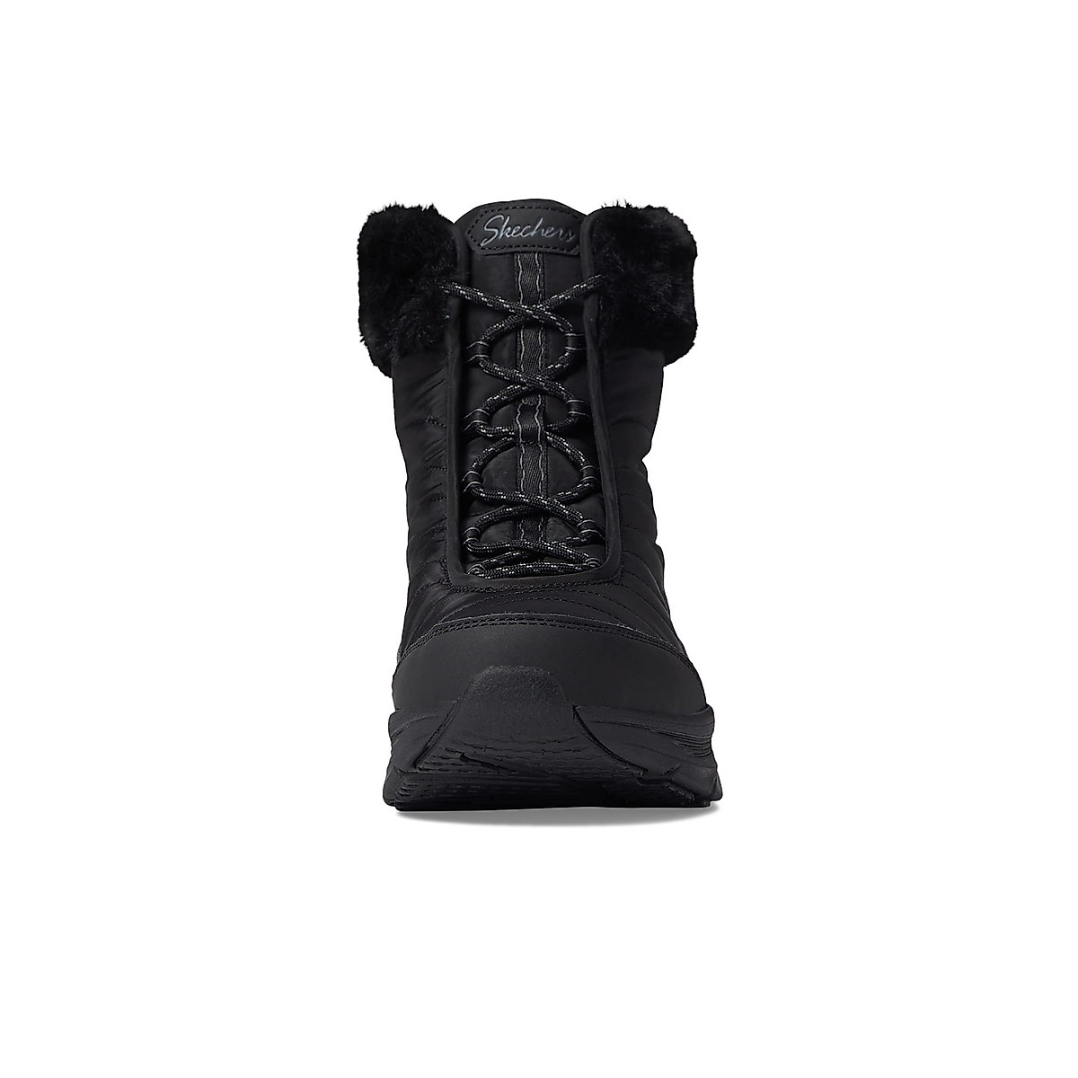 Skechers D'Lux Walker - Winter Solice Black/Black 8 B (M)