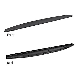 PIT66 Tailgate Molding Cap, Compatible with 09-18 Dodge Ram 1500(2019 Dodge Ram 1500 Classic Body Style)/10-18 Ram 2500 & 3500, 55372052AH/TO1904100, Tailgate Cap Spoiler Moulding Protector Top Cover