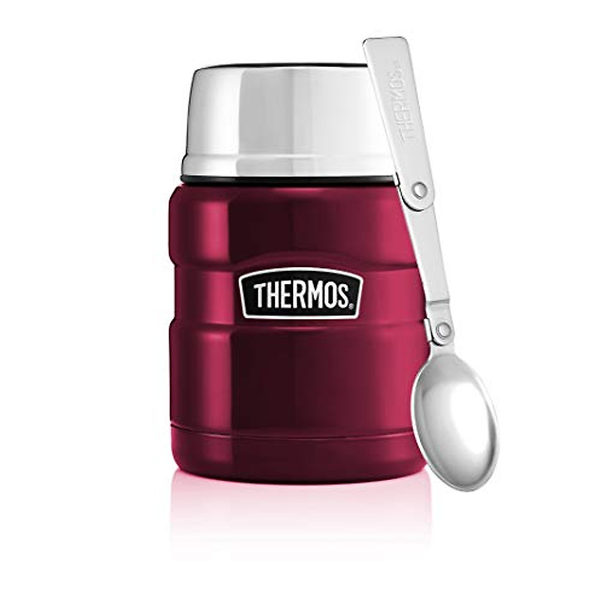 Thermos Stainless King Food Flask - 470 ml, Raspberry