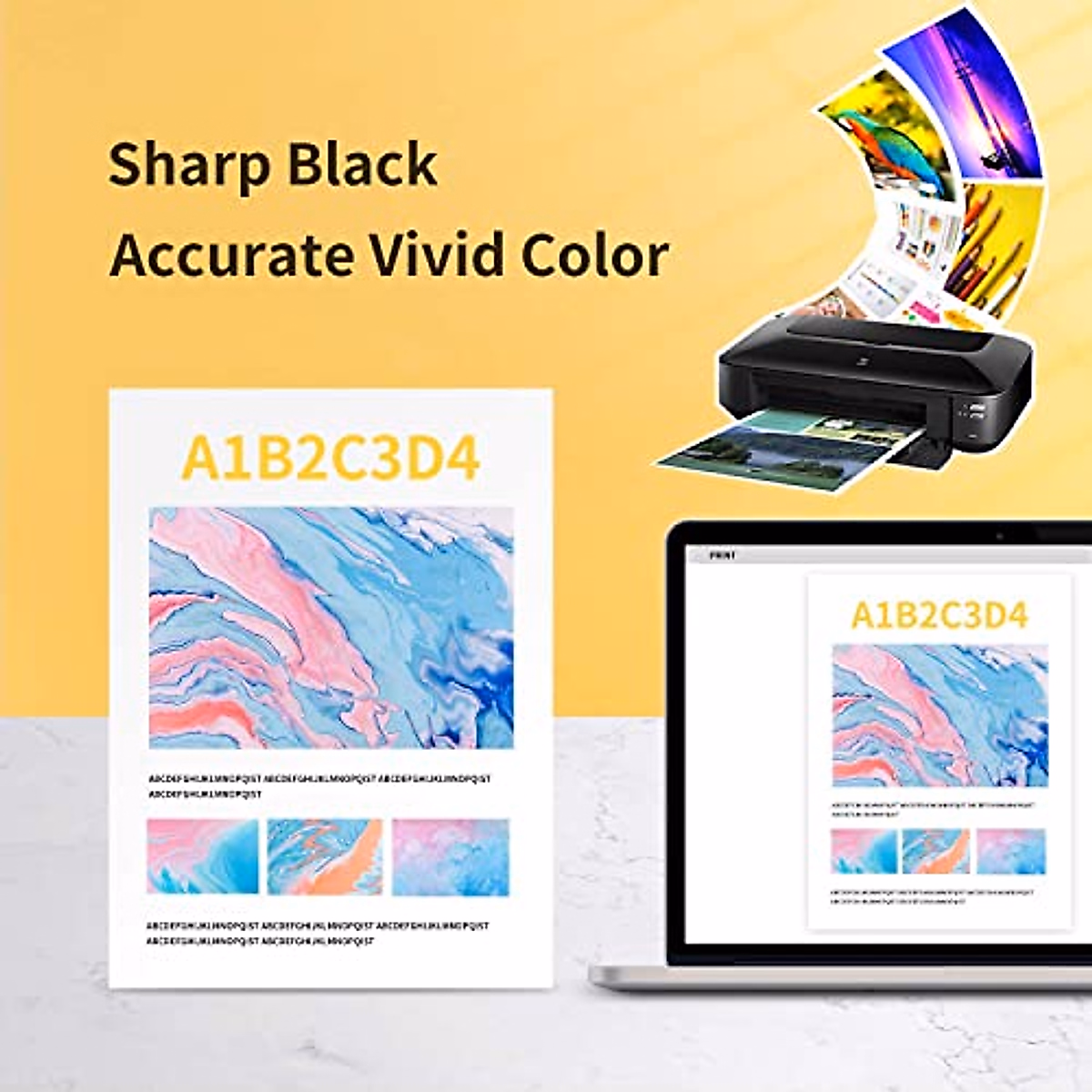 ColorInk Ink Cartridge Replacement LC203 LC203XL LC201 LC201XL Compatible with Brother MFC-J460DW J480DW J485DW J680DW J880DW J885DW MFC-J4320DW J4420DW J4620DW(4 Cyan, 4 Magenta, 4 Yellow, 12 Pack)