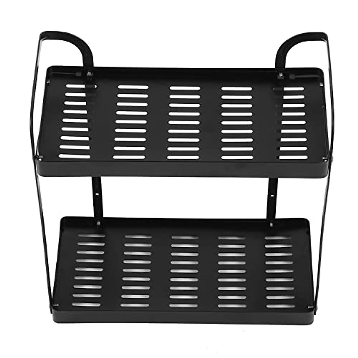 Kitchen Rack, Carbon Steel Beech Home Decoration Wall Rack Sturdy Structure Rustproof for Room