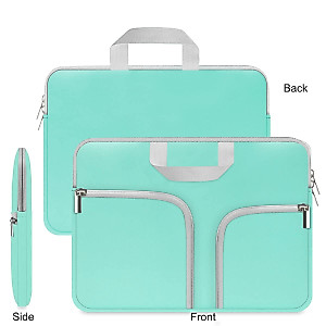HESTECH 10 Inch Laptop Case with Handle,Tablet Sleeve Case Protective Cover Carrying Bag for Chromebook Duet 10.1"/11Inch IPad Air M2/9.7 10.5 11 Inch IPad Pro/Samsung Galaxy Tab 10.1 S6 Lite,Green