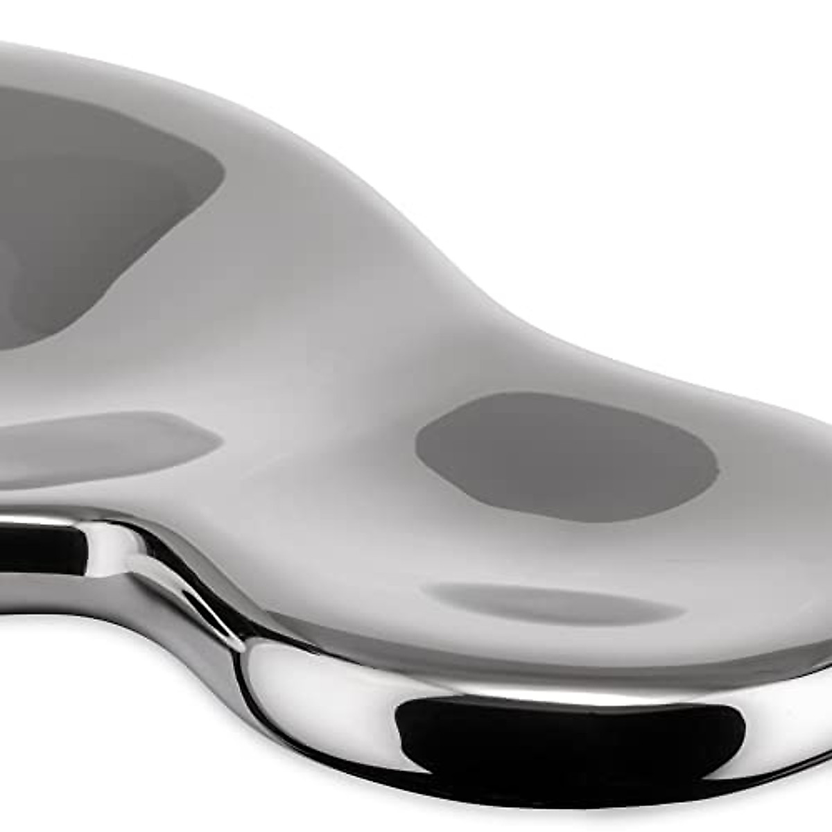 Alessi "T-1000" Spoon Rest in 18/10 Stainless Steel Mirror Polished, Silver