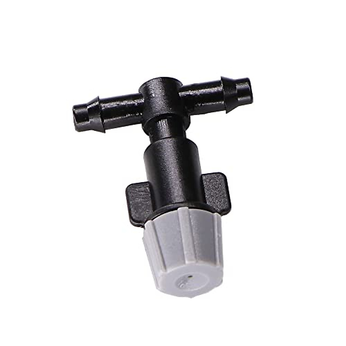SJYDQ 25PCS Single Hole Micro Drip Sprayer with 4/7mm Pipe Barbed Tee Connectors Garden Misting Atomizing Irrigation System
