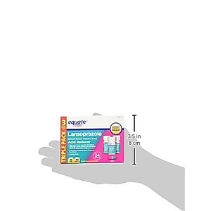 Equate - Lansoprazole 15 mg, Acid Reducer, 42 Capsules