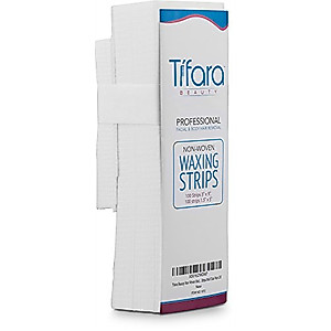 Tifara Beauty Non Woven Body and Facial Wax Strips Multi Size Pack 200