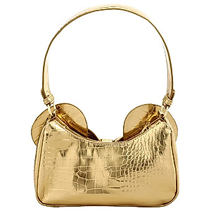 Disney Minnie Mouse Gold Metallic Mini Handbag